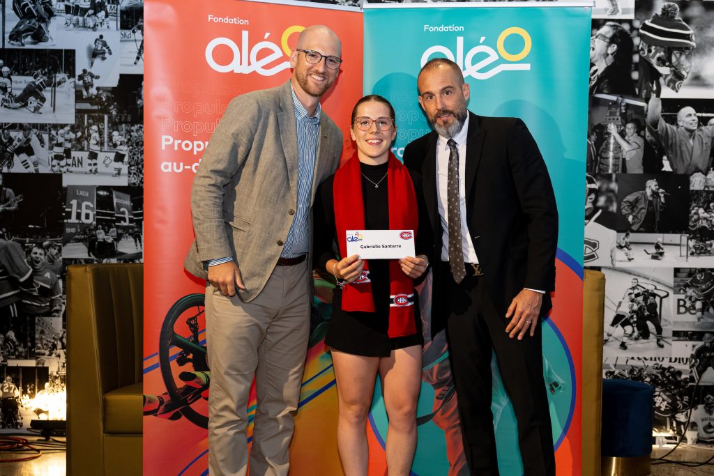 Gabrielle Santerre reçoit un Prix Leadership Guy-Lafleur - Le Richelieu